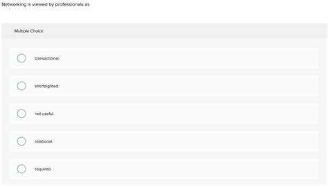Solved Networking Is Viewed By Professionals As Multiple
