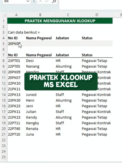 Belajar Xlookup Di Excel Belajar Rumus Pensiltulis Pensiltuliss