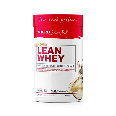 Biogen Lean Whey 640g Assorted Dis Chem Living Fit