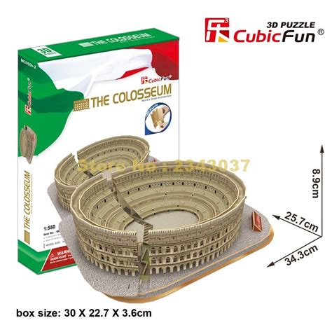 Cubicfun Mc055h World Famous Architecture Roman Colosseum 3d Paperboard