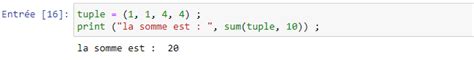 Tutoriel Python Manipuler Les Tuples Tutoriel Python