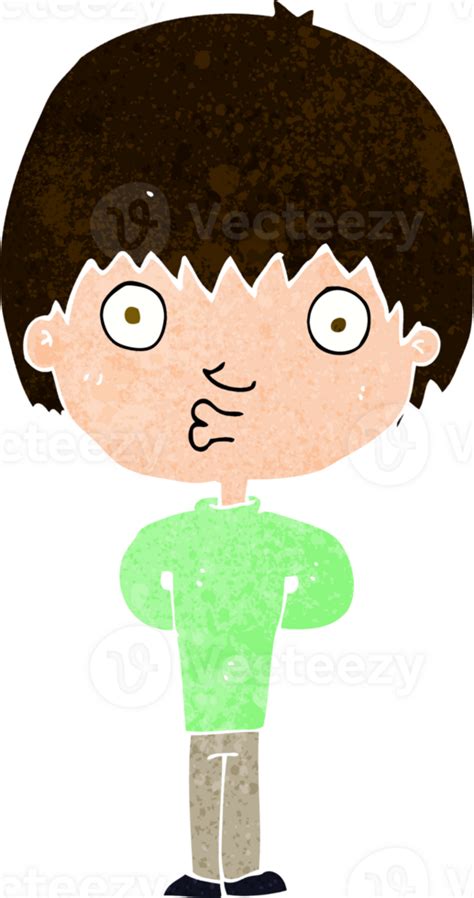 Niño Silbando De Dibujos Animados 44960978 Png