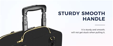 Ytonet Rolling Laptop Bag Rolling Briefcase For Women With 4 Spinner Wheels 17 3