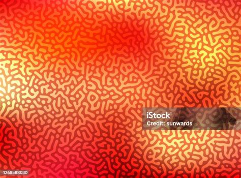 Generative Algorithm Psychedelic Background Reactiondiffusion Or Turing Pattern Formation Stock