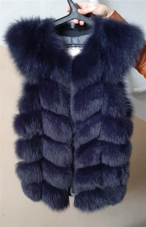 Натуральна песцева жилетка — ціна 2300 грн у каталозі Жилетки Купити жіночі речі за доступною