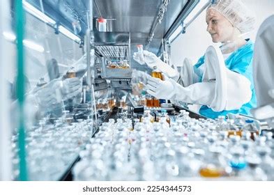 Female Scientist Working Cleanroom Microbiological Lab Stock Photo 2254344573 Shutterstock