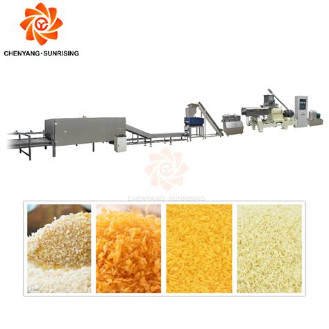 Automatic Breadcrumbs Processing Line Bread Crumb Making Machine China Panko Bread Crumb