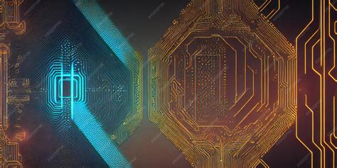 Un Fondo Tecnológico Elegante Y Futurista Con Patrones De Circuitos