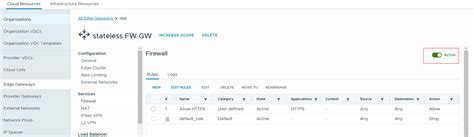 Stateless Firewall Support In Cloud Director Tom Fojtas Blog