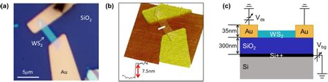 Figure 1 From High Performance Field Effect Transistor Based On Multilayer Tungsten Disulfide