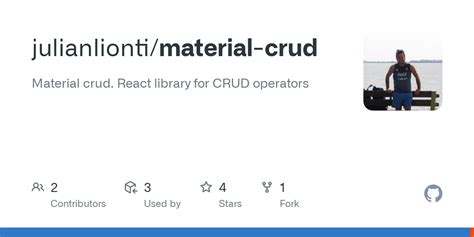 Github Julianlionti Material Crud Material Crud React Library For Crud Operators