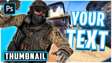 CSGO Photoshop Thumbnail Template FREE YouTube