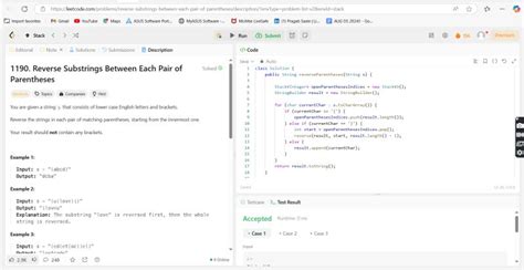 Problemsolving Codingchallenges Datastructures Algorithms Stack Java Stringmanipulation