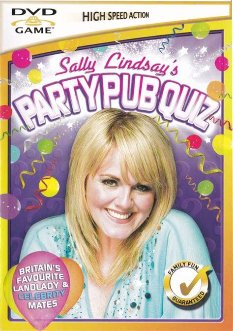 Sally Lindsay S Party Pub Quiz 2007 DVD Player Box Cover Art MobyGames