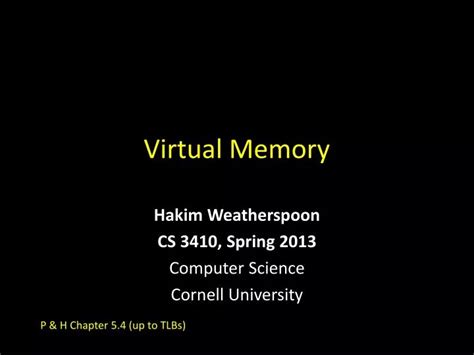 PPT Virtual Memory PowerPoint Presentation Free Download ID