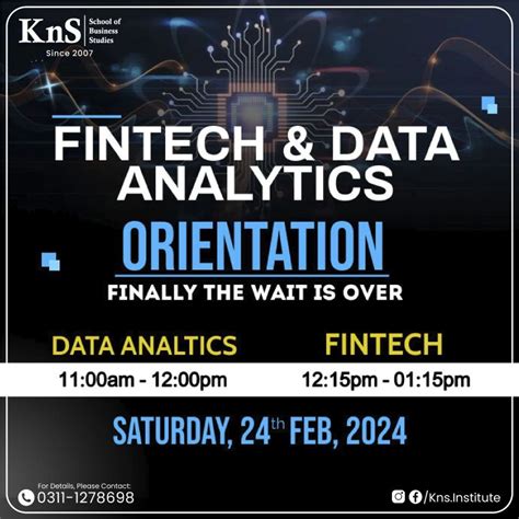 Dataanalytics Fintech Orientationsession Knsinstitute Umair Munaf