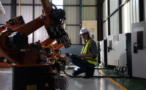 Premium Photo Portrait Of Female Engineer With The Mission Of