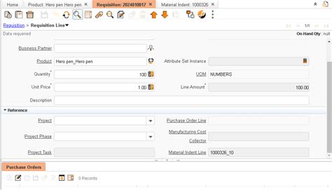 Requisition Lines Konnect Erp Help