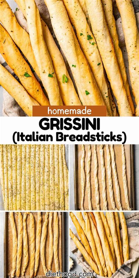 Grissini Italian Breadsticks Diethood