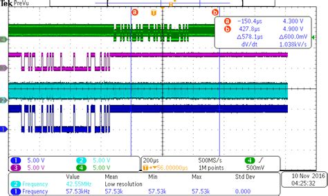 TXB0102 Output Oscillates At 40MHz TX RX 3 3V 5V Level Shifter Logic Forum Logic TI E2E