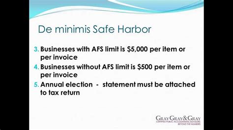 Expense Vs Capitalization Understanding The Final Repair Regulations Youtube