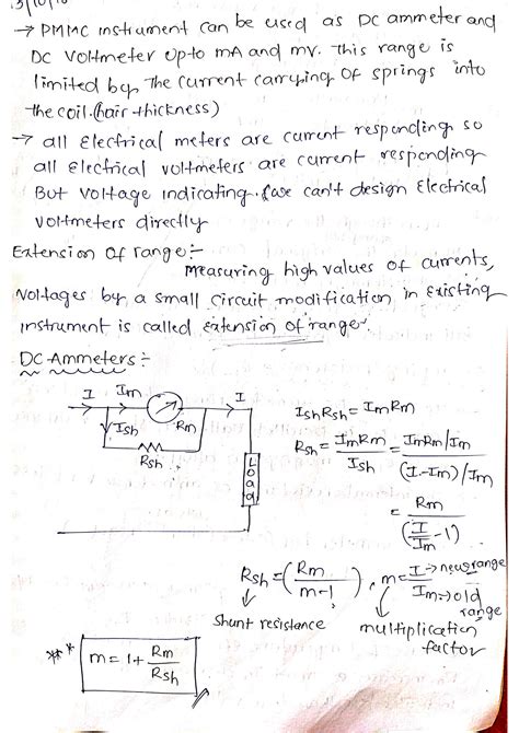 Solution Pmmc Dc Ammeter And Voltmeter With Solved Examples Designing Of Lpf Wattmeter And Upf