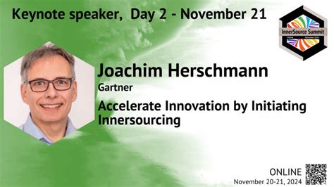 Keynote Speaker Innersource Innersource Gartnerhypecycle Industry
