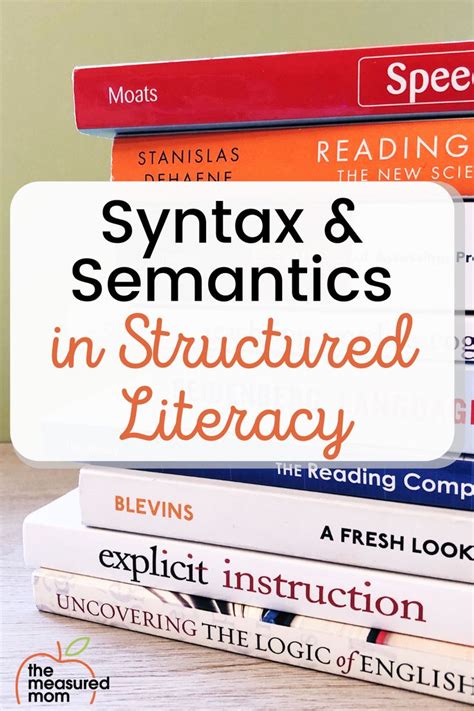 Several Books Stacked On Top Of Each Other With The Title Syntax And Semimatics In Structured