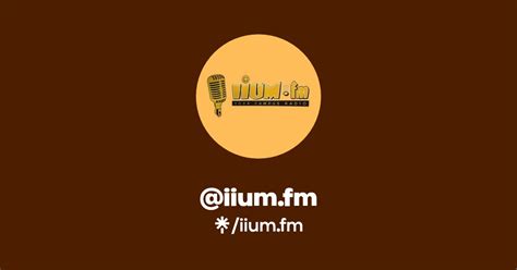 Iiums Campus Radio Instagram Facebook Tiktok Linktree