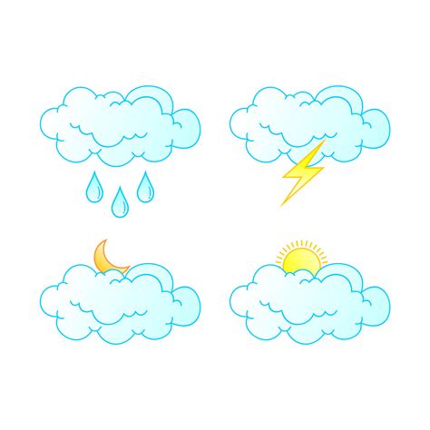 Weather Line Icon Set Masterbundles