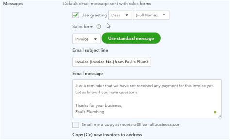 How To Set Up Messages In QuickBooks Online