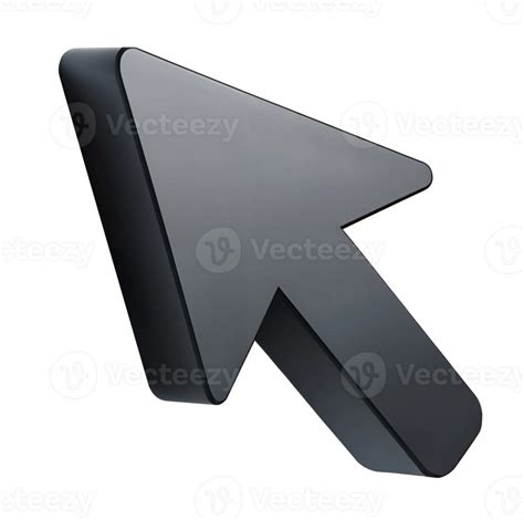 3d Computer Mouse Cursor Arrow Icon 43371463 Png