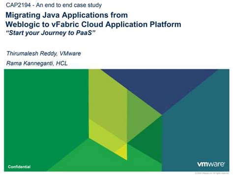 cap2194 migration from weblogic to v fabric cloud application