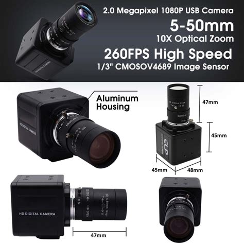ELP High Speed P Fps P Fps P Fps USB Camera UVC OV CMOS USB Webcam With