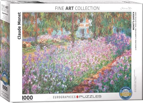 Eurographics Monets Garden By Claude Monet 1000 Piece Puzzle Europz
