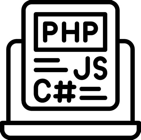 Coding Language Outline Element Style 57069475 Vector Art At Vecteezy Coding Language Outline Element Style 57069475 Vector Art At Vecteezy