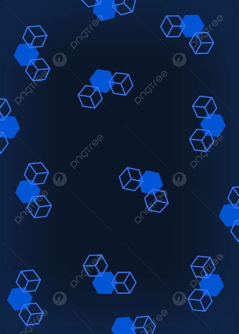 Blockchain Cube Technology Background Blockchain Background