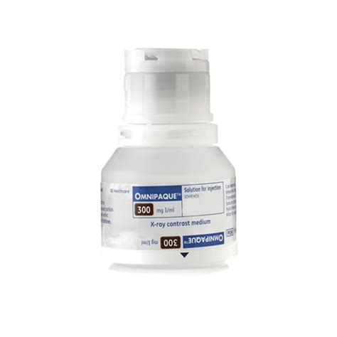 Omnipaque Iohexol Injection 300mgml 30ml On Sale Entirelypets Rx
