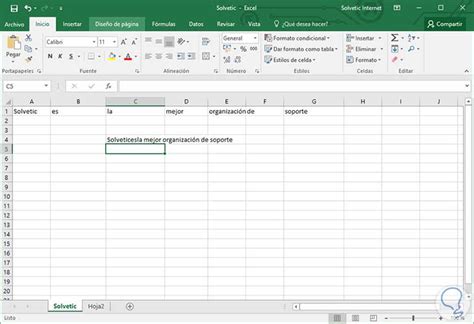 Cómo Combinar Texto De Diversas Celdas Excel 2016 Solvetic
