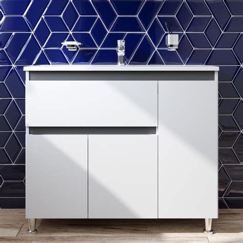 Тумба з раковиною Am Pm X Joy M85 Fsr10036 Wc10036wg38 100 см біла підлогова права купити в