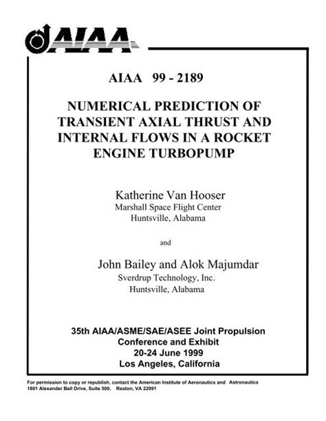 Aiaa 99 Rti International