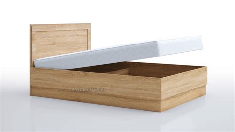 Легло с повдигащ механизъм ЛЕО 5 за м к 140 200 дъб сонома Легло Мебели за дома и офиса