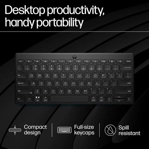 Hp 350 Compact Multi Device Bluetooth Wireless Keyboard Spill Resistant Swift Pair At Best Price