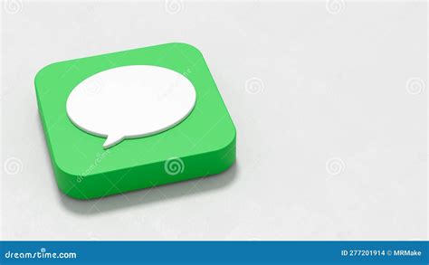 Messages App Icon On Gray Background With Copy Space Editorial Stock Image Illustration Of