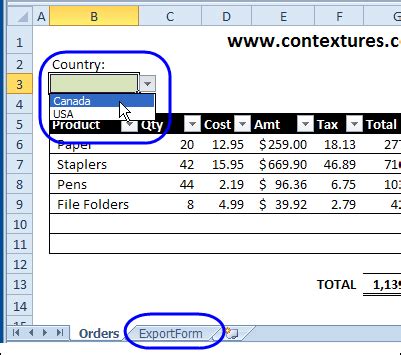 Hide Excel Sheet When Cell Changes Contextures Blog
