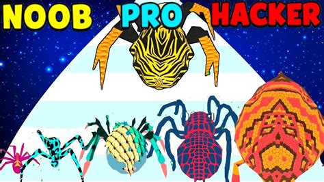 Spider Evolution Run In NOOB Vs PRO Vs HACKER YouTube