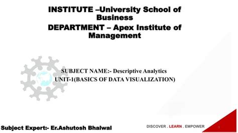Basics Of Data Visualization Pptx