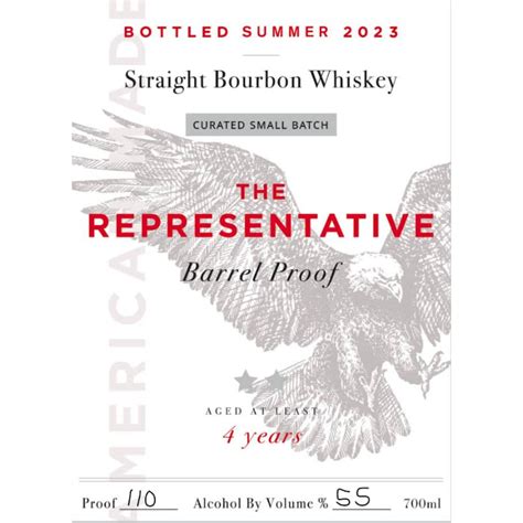 Buy The Representative Barrel Proof 4 Year Old Bourbon Summer 2023 Release® Online