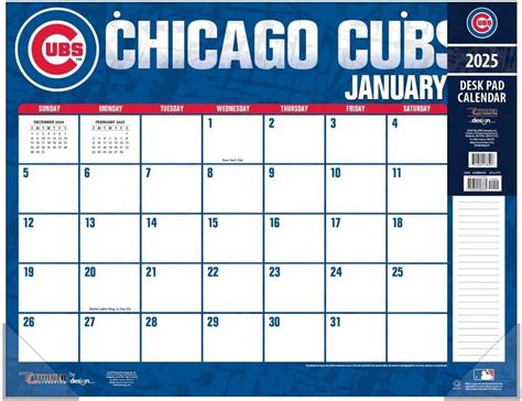 Turner Licensing Mlb Chicago Cubs 2025 Desk Pad Philippines Ubuy