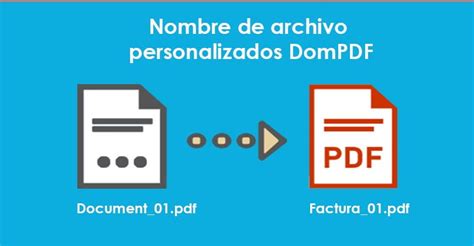 Nombre De Archivo Personalizados DomPDF BaulPHP